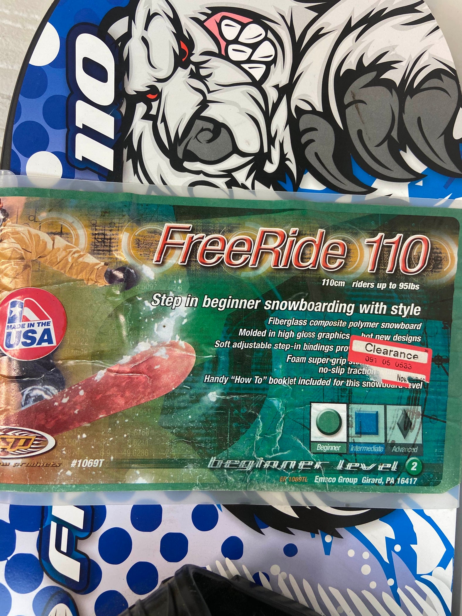 Freeride 110 Beginner Snowboard — GoodBuy Gear