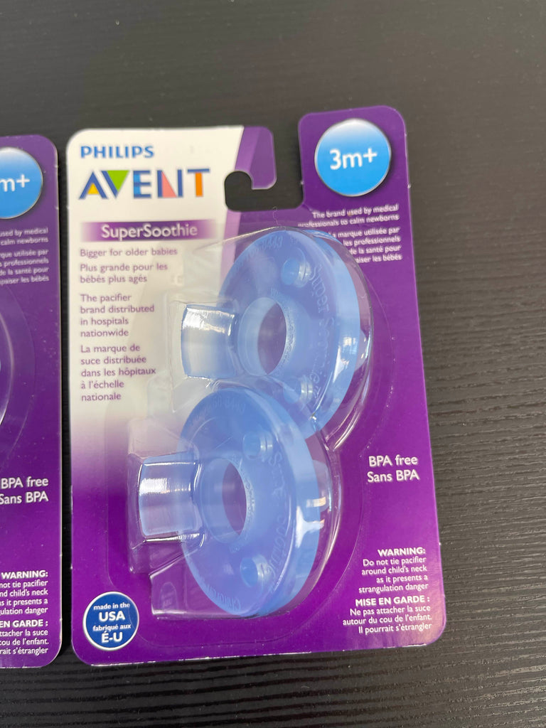 Philips Avent Super Soothie, -3 packs of 2 each