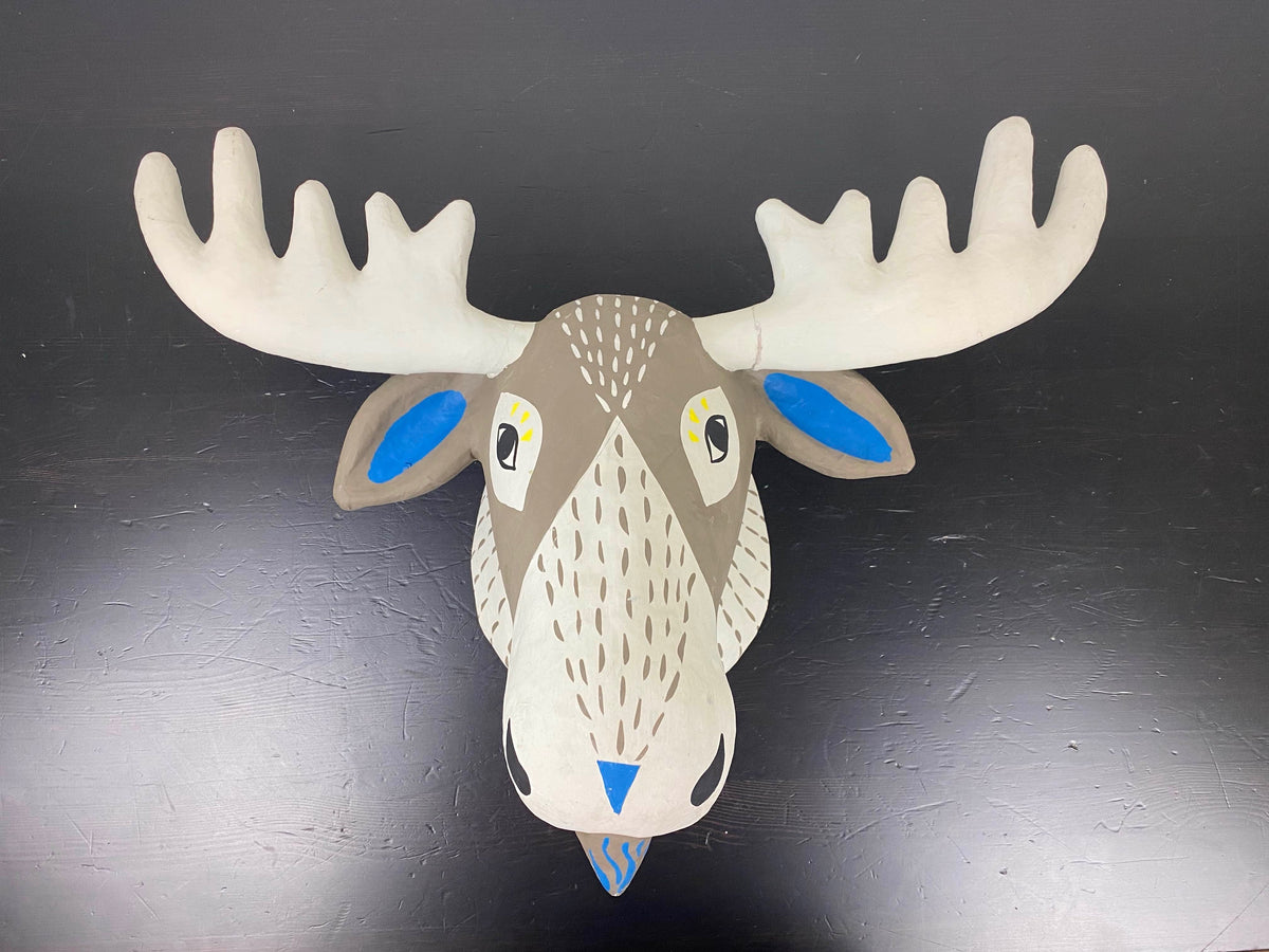 Crate & Kids Paper Mache Animal Head, Moose — GoodBuy Gear