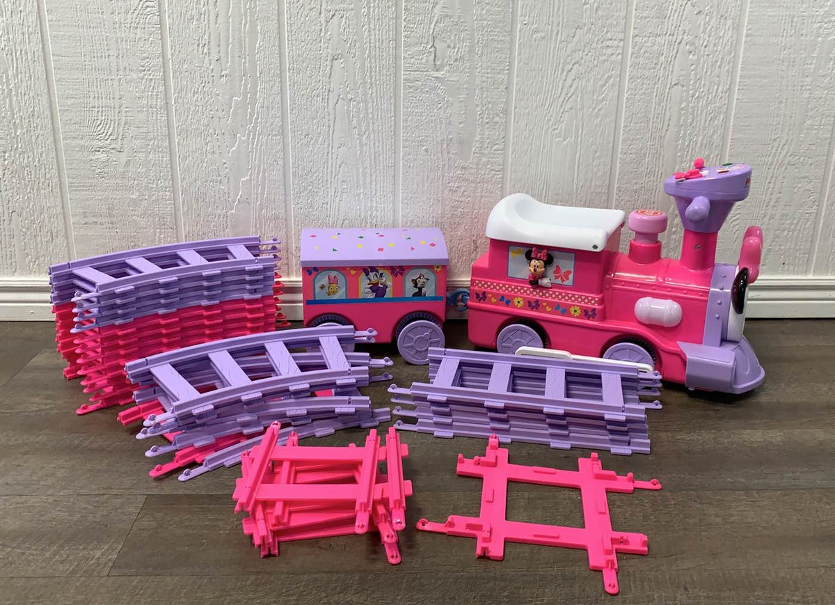 Kiddieland Minnie Mouse Ride On Train With Caboose — GoodBuy Gear