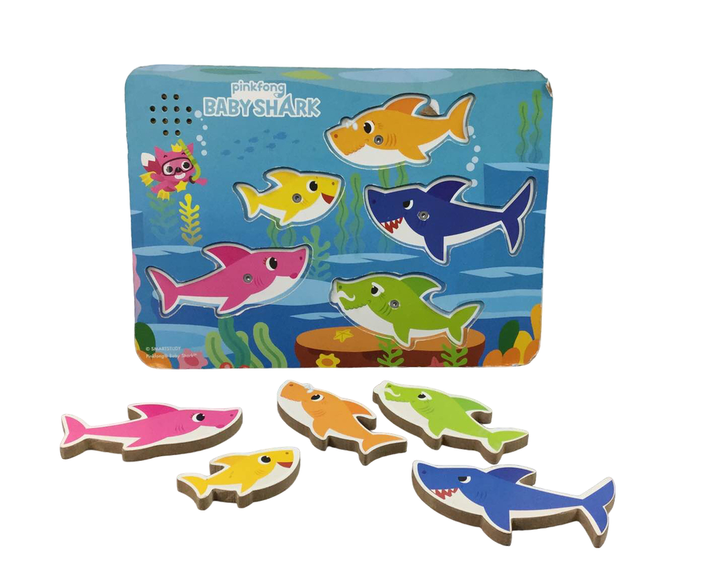 Pinkfong Baby Shark Wooden Sound Puzzle