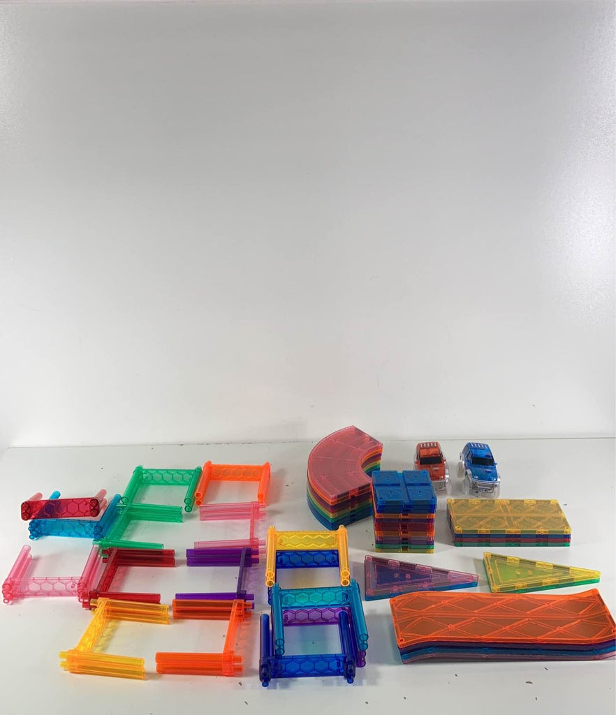 Picasso Tiles Magnet Building Tiles, Racetrack Set