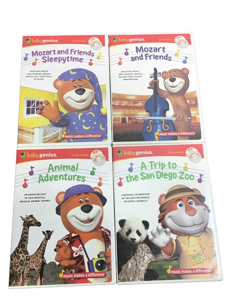 BUNDLE Children’s DVDs, Baby Genius