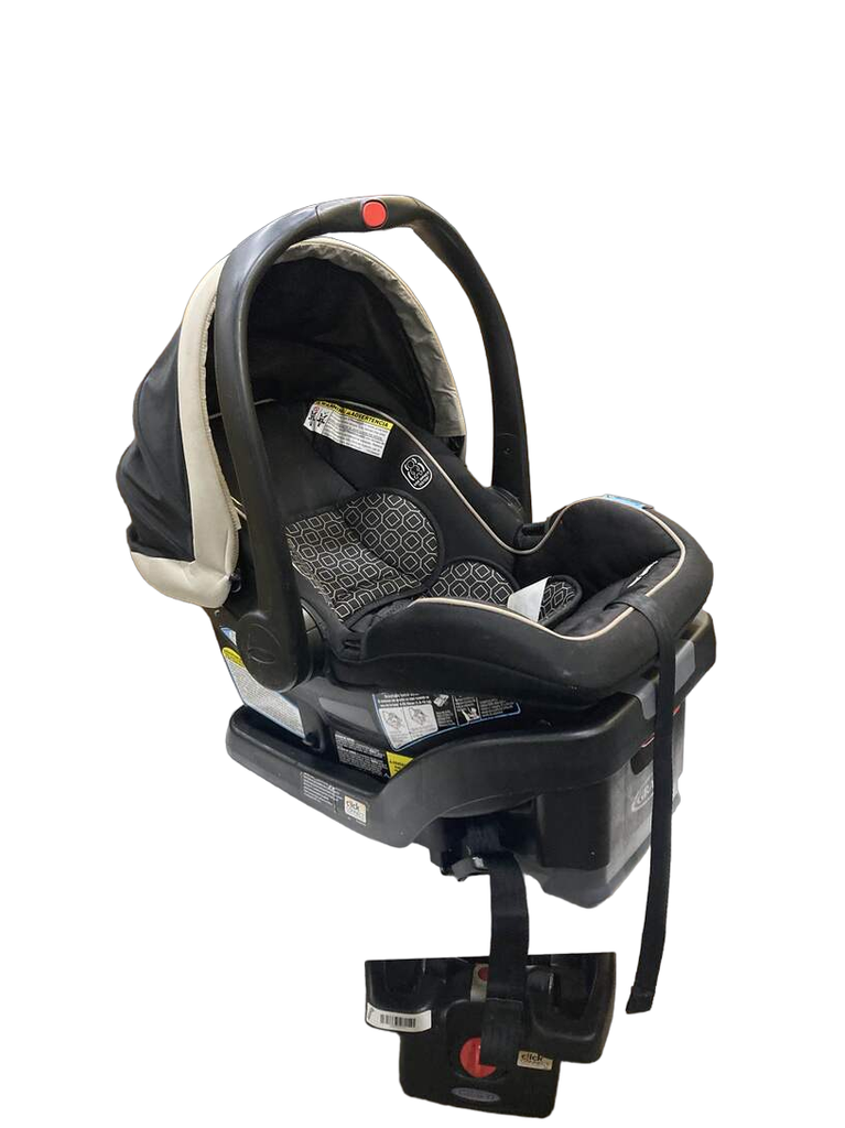 Graco Snugride Snuglock 35 Infant Car Seat, Pierce Fashion, 2019