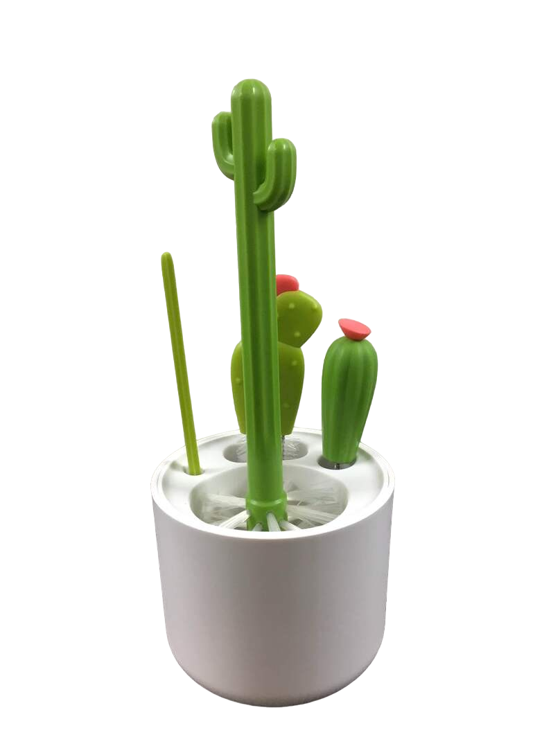 Boon Cacti Bottle Cleaning Brush Set, White — GoodBuy Gear