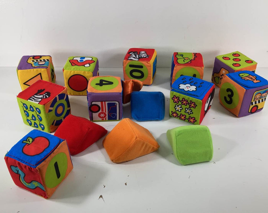 Melissa & Doug K’s Kids Match & Build Soft Blocks