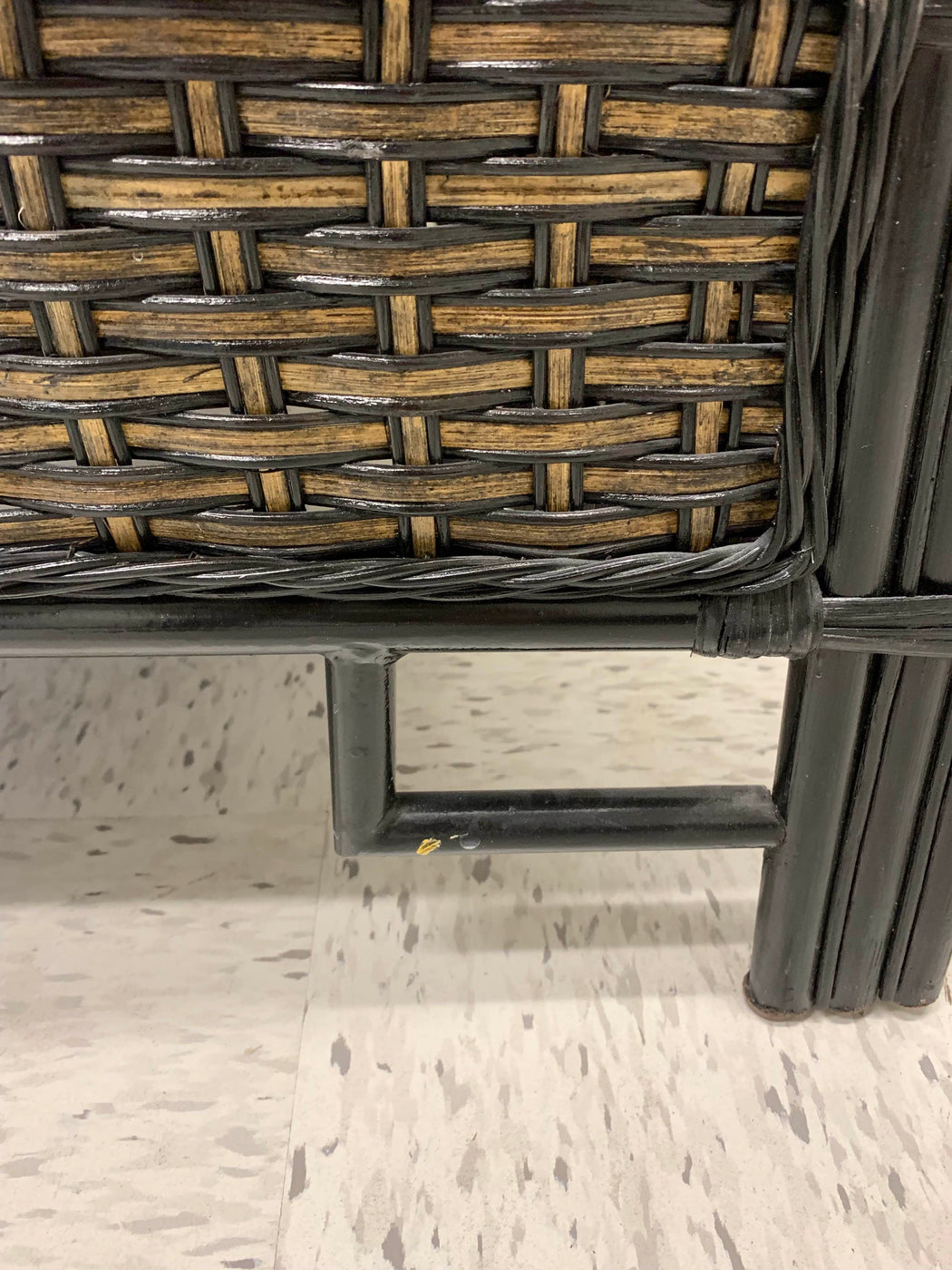 Pier One Wicker Chair and Ottoman — GoodBuy Gear