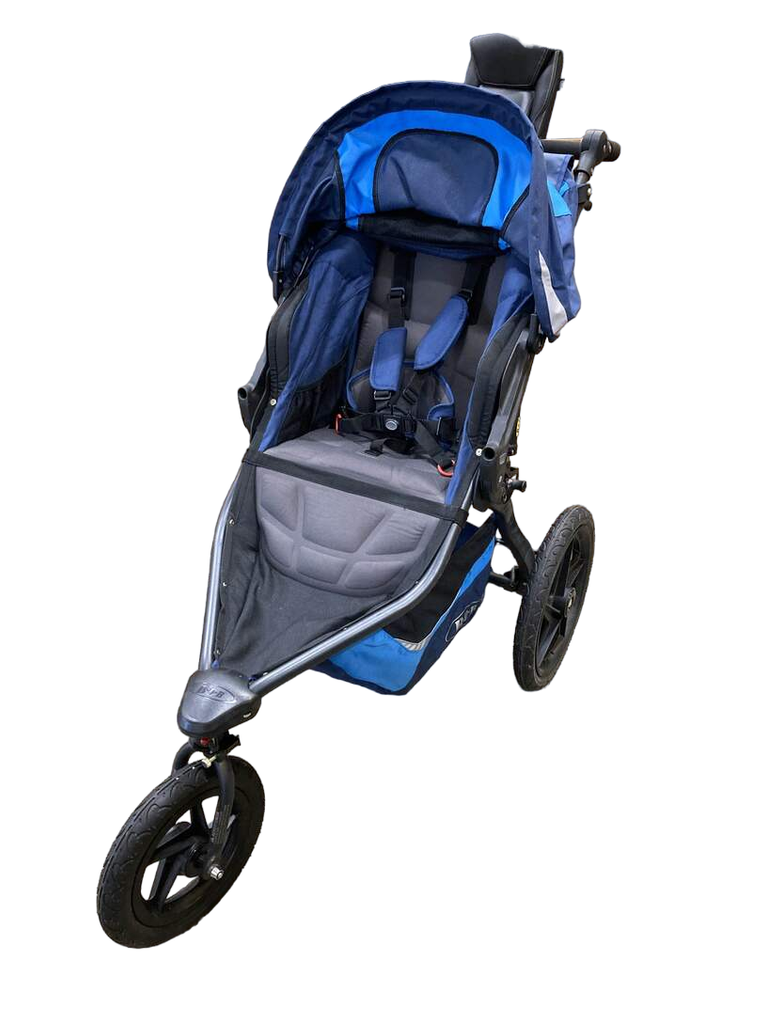 BOB Revolution Flex 3.0 Single Jogging Stroller, 2019, blue