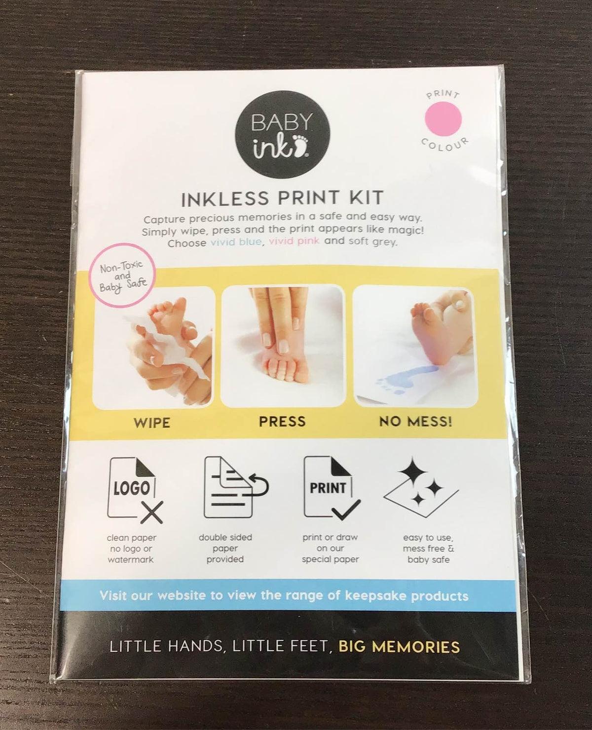 Baby Ink Inkless Print Kit, Vivid Pink — GoodBuy Gear
