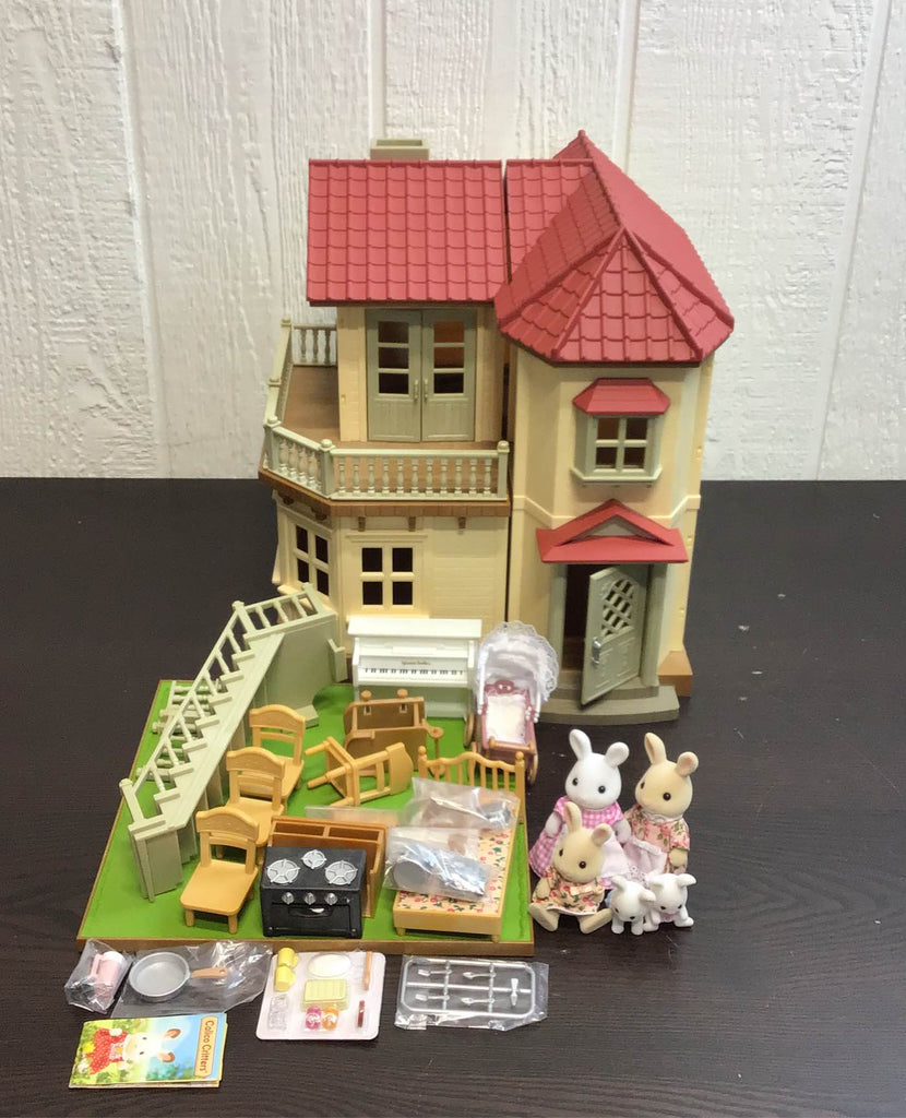 Calico Critters Red Roof Country Home