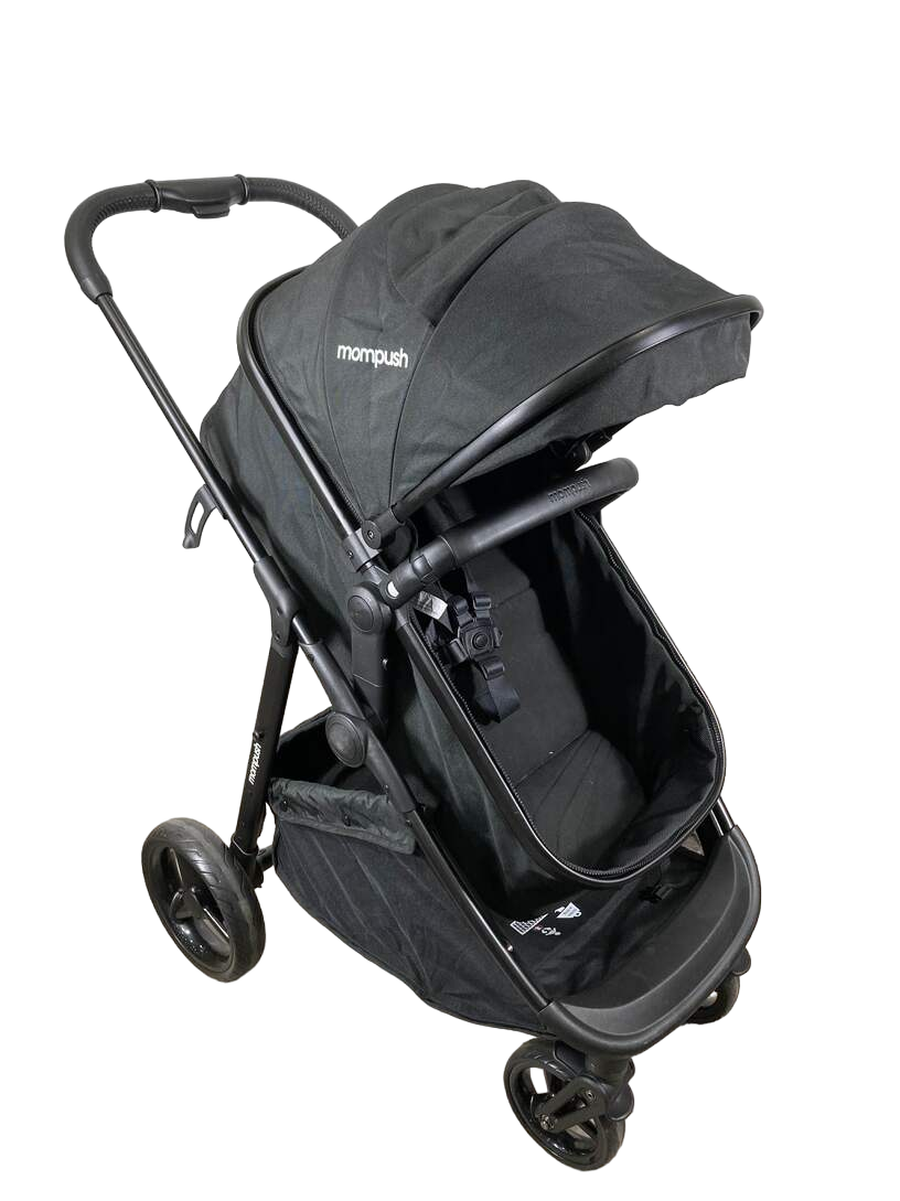Mompush Wiz Stroller, Black, 2021 — GoodBuy Gear