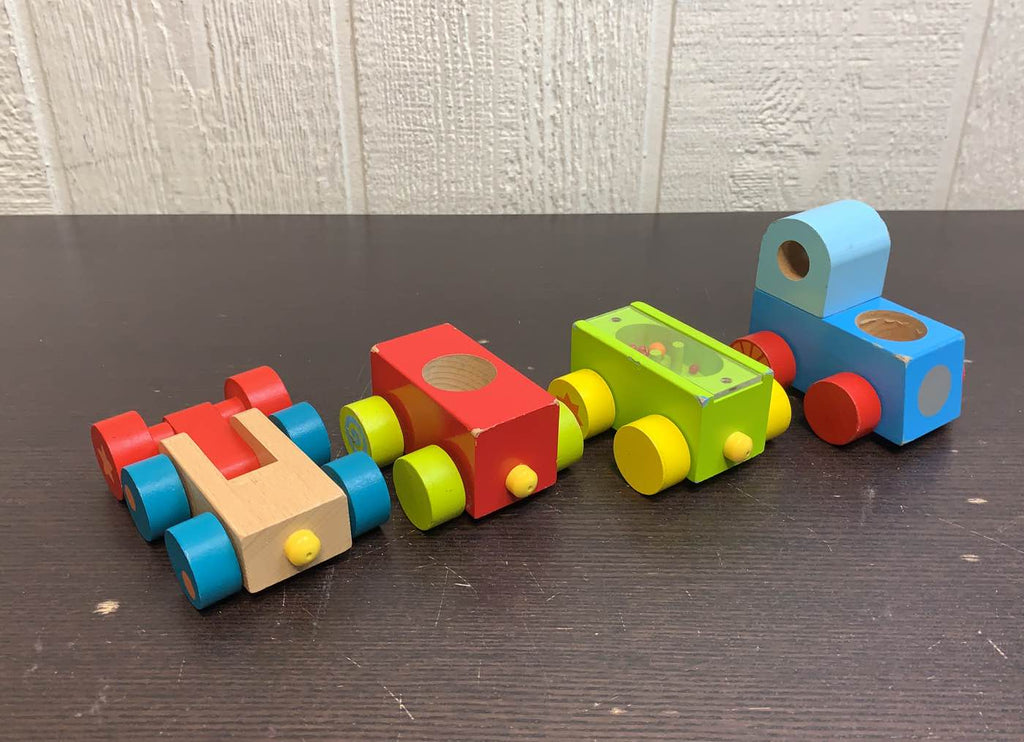 HABA Habatown All Aboard Wooden Magnetic Stacking Train