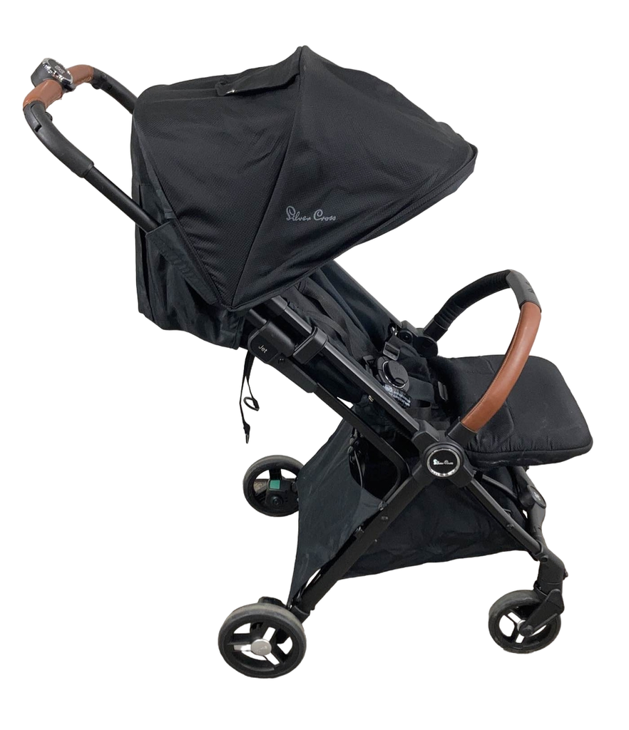 Silver Cross Jet 3 Super Compact Stroller, 2022, Black