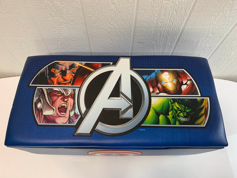 Delta Children Marvel Avengers Upholstered Storage Bench