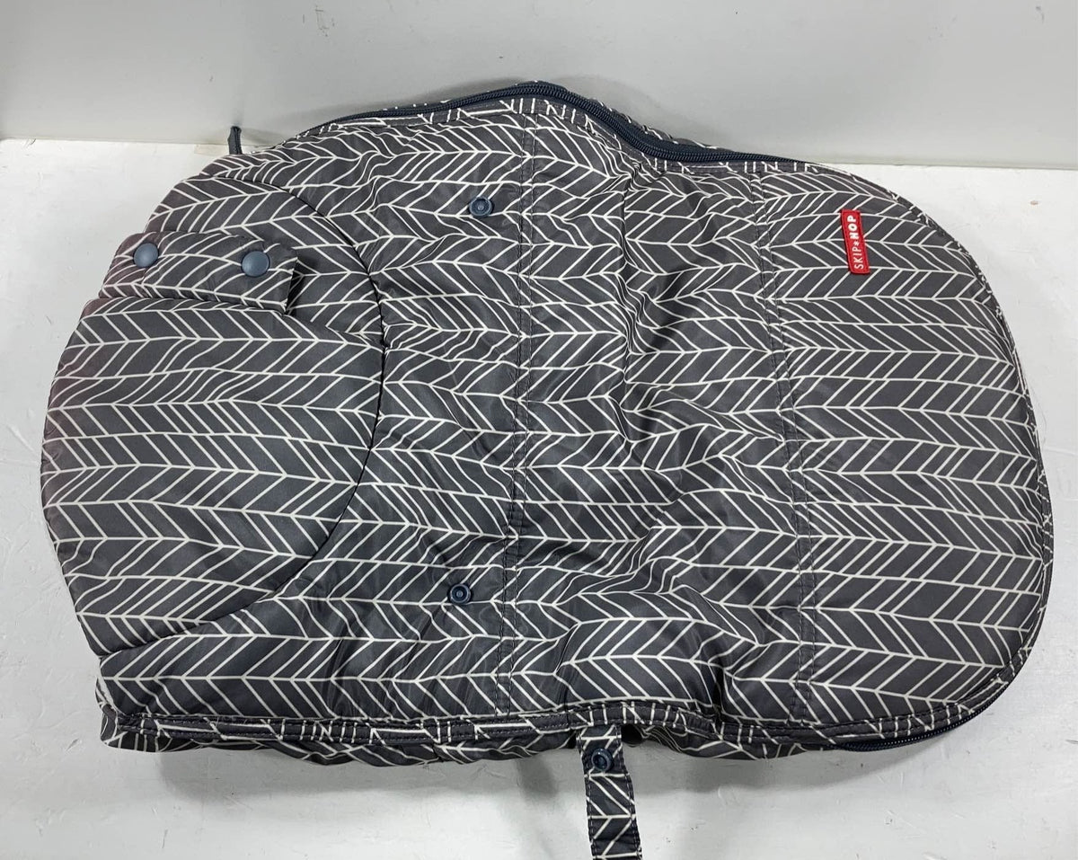 Skip Hop Stroll And Go Car Seat Cover, Gray Feather — GoodBuy Gear