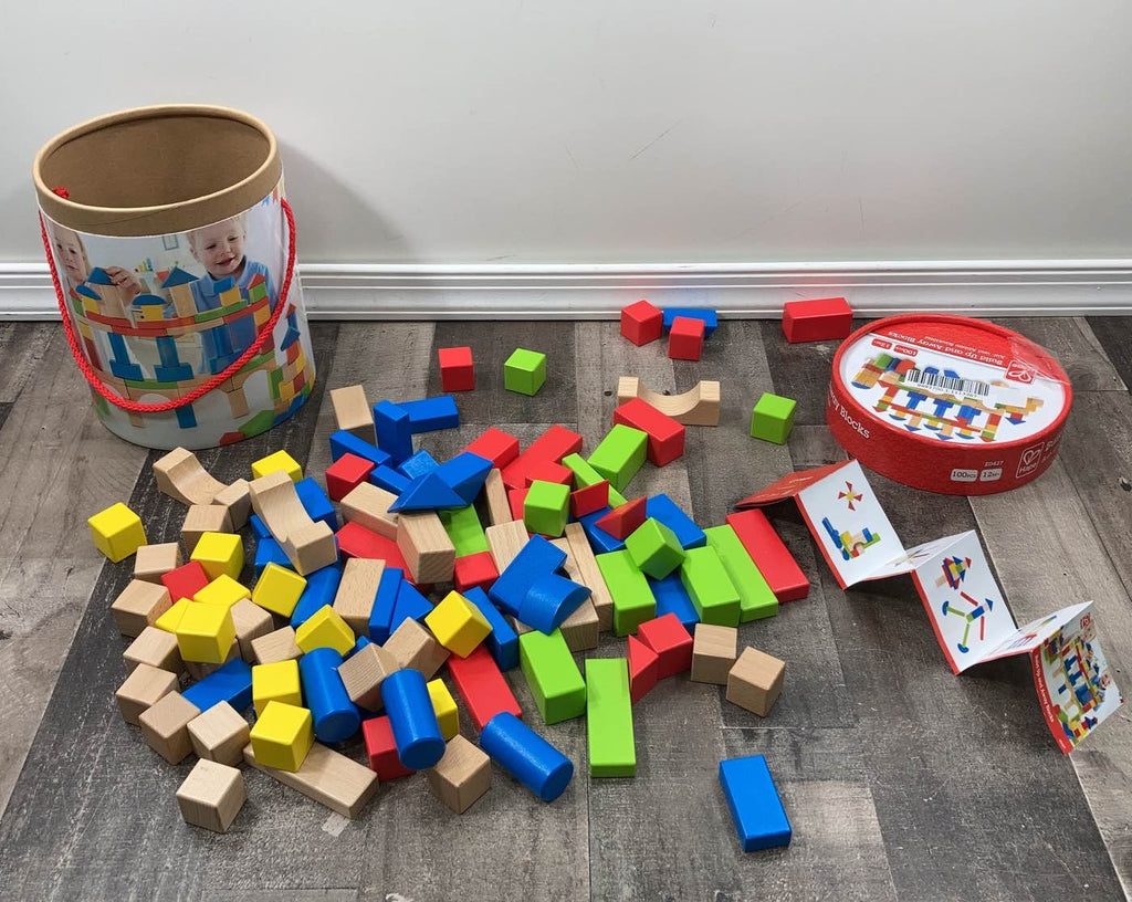 Hape Build Up And Away Blocks