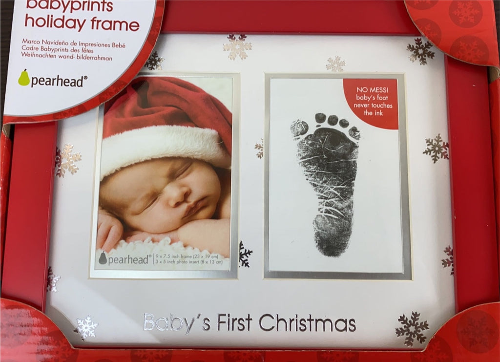 Pearhead Babyprints Photo Frame, Holiday