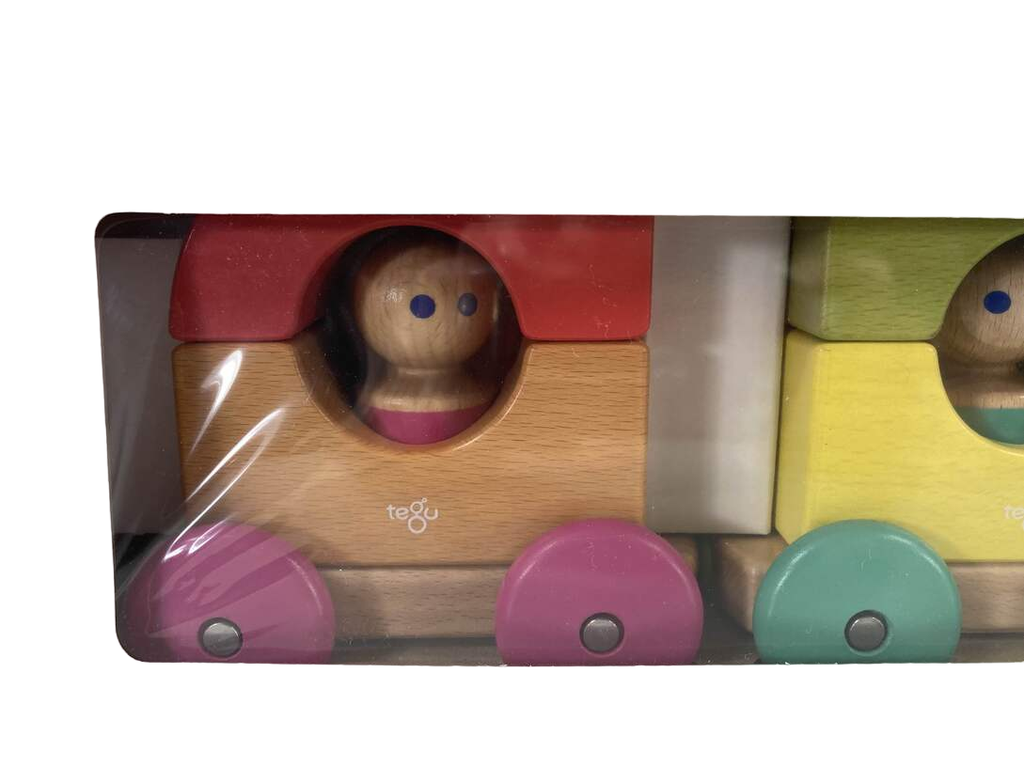 Tegu Magnetic Tram Building Block Set