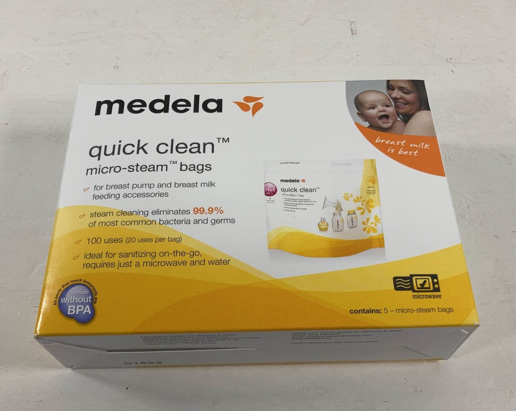 Medela Quick Clean Micro Steam Bags, Box of 5