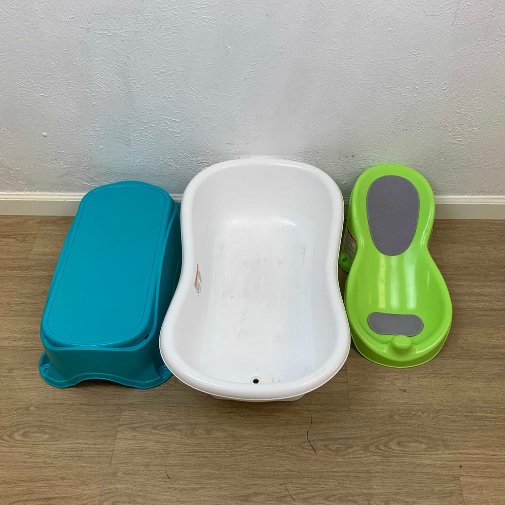 Summer Infant Comfort Height Bath Center With Step Stool
