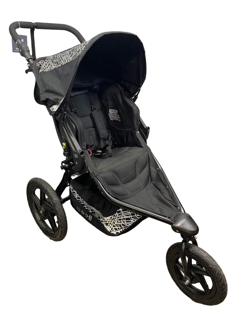 BOB Revolution Flex 3.0 Single Jogging Stroller, 2020, Lunar Black