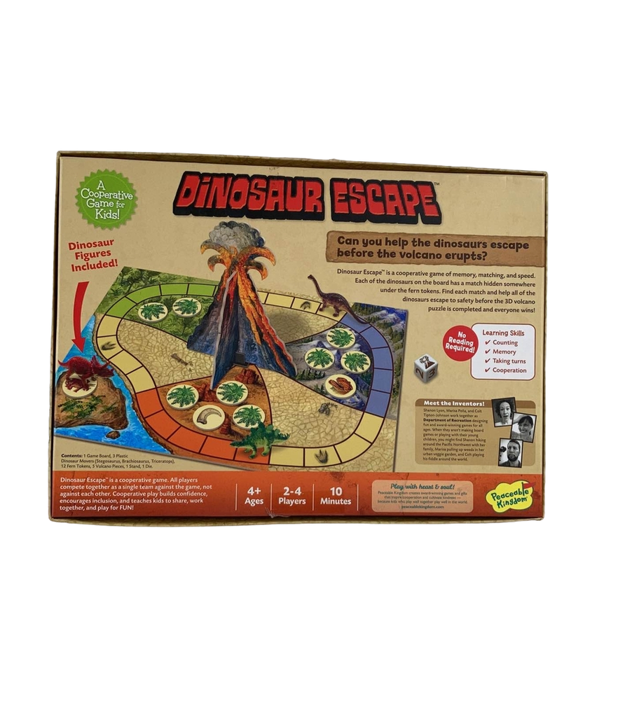 Peaceable Kingdom Dinosaur Escape Game