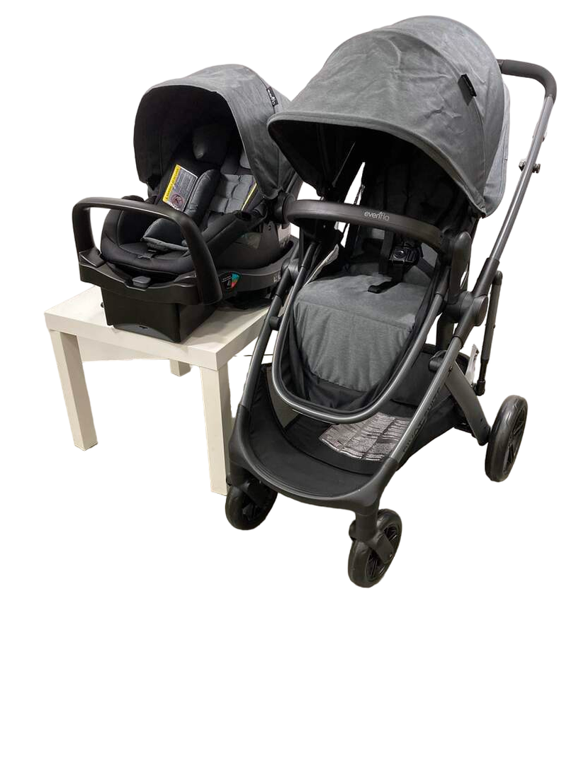 Evenflo Pivot Suite Travel System, 2023, Devon Gray — GoodBuy Gear