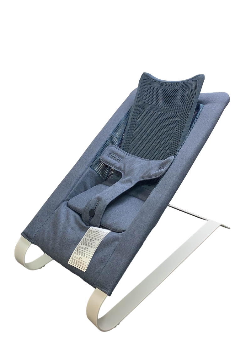 Bombol Bamboo 3Dknit Bouncer, Denim Blue — GoodBuy Gear