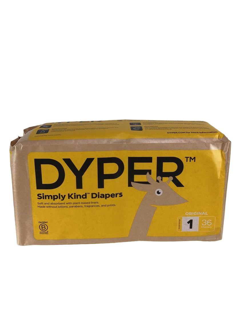 DYPER Bamboo Diapers, Size 1, 36 Count — GoodBuy Gear