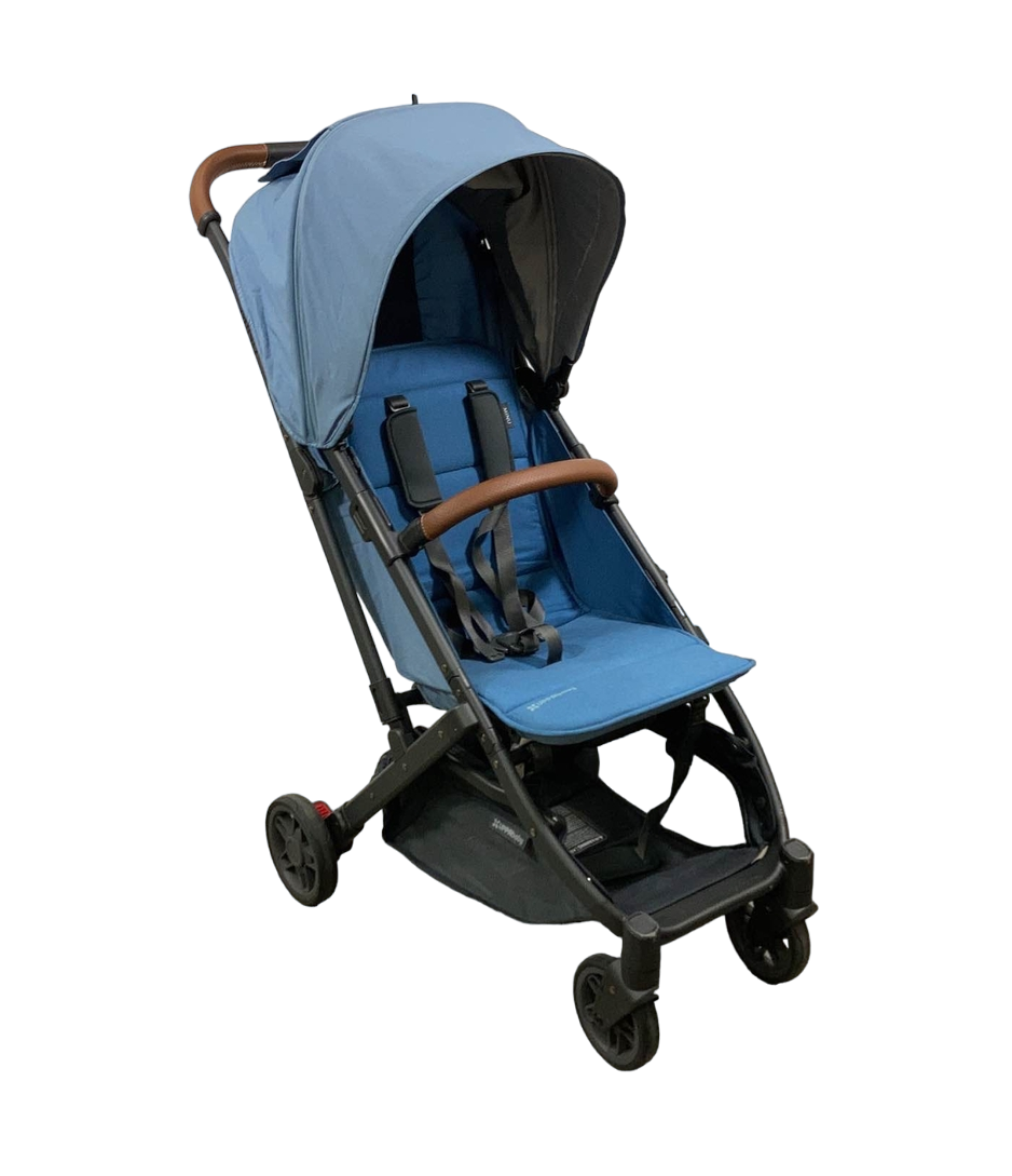 UPPAbaby MINU V2 Stroller, 2022, Charlotte (Coastal Blue) — GoodBuy Gear