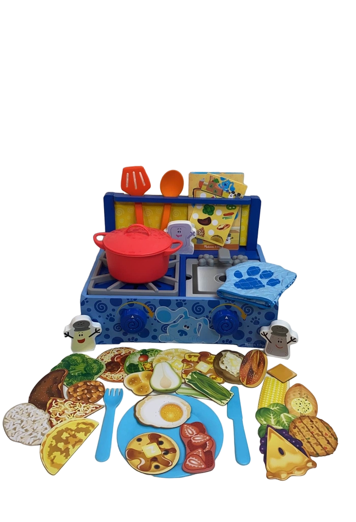Melissa & Doug Blue’s Clues & You! Wooden Cooking Play Set