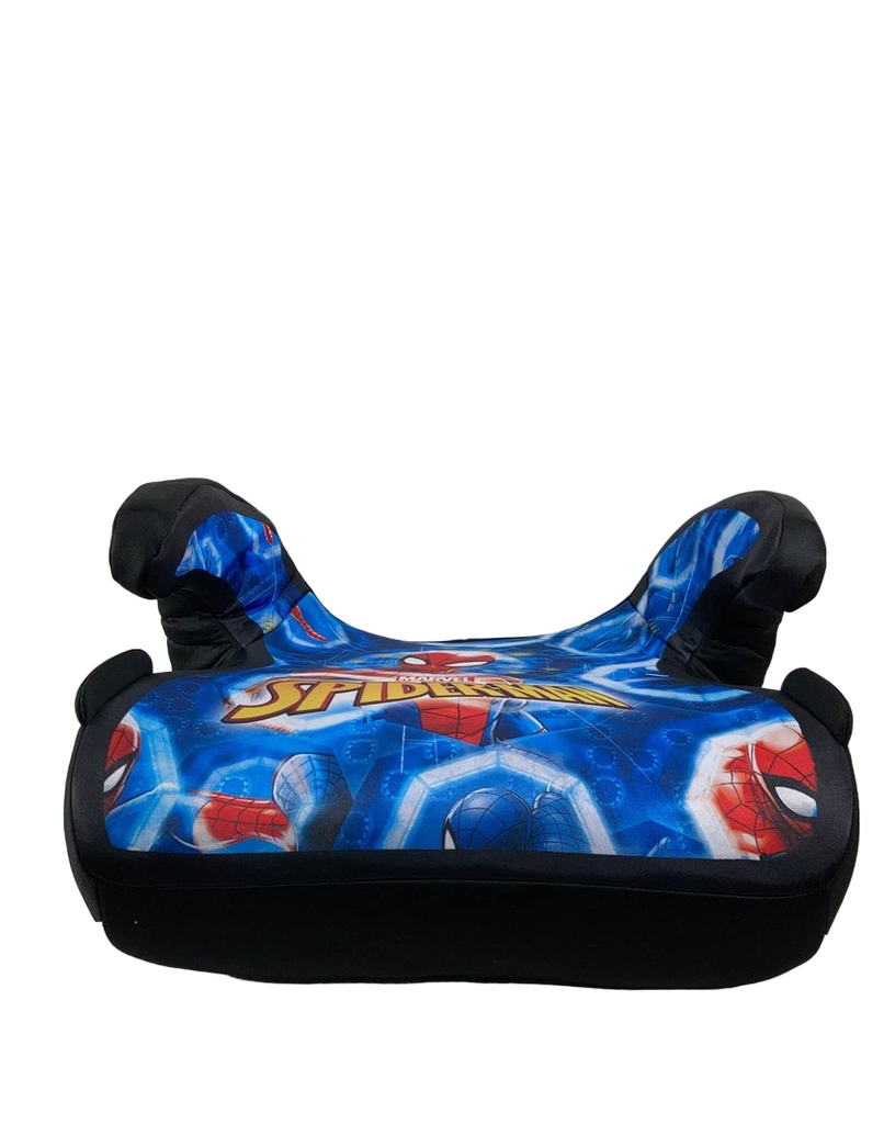 KidsEmbrace Backless Booster Car Seat, 2023, Spiderman Blue Web