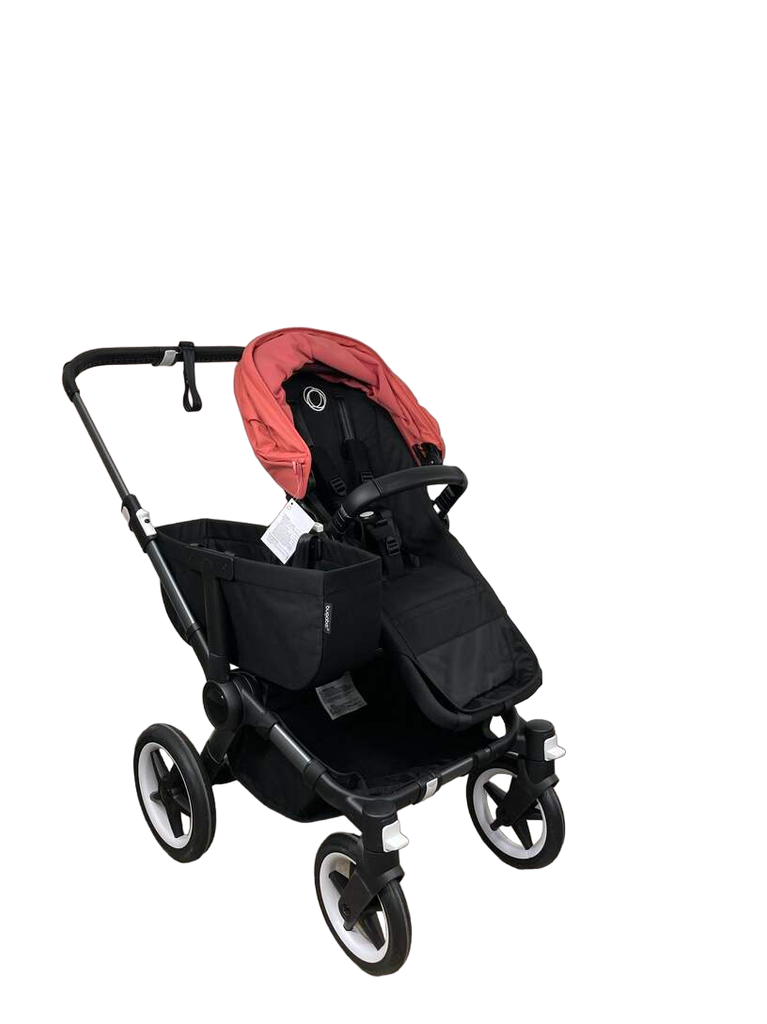 Bugaboo Donkey 5 Stroller Mono, Graphite, Sunrise Red, 2021