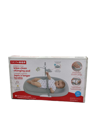 Skip Hop Wipe-Clean Changing Pad, Grey