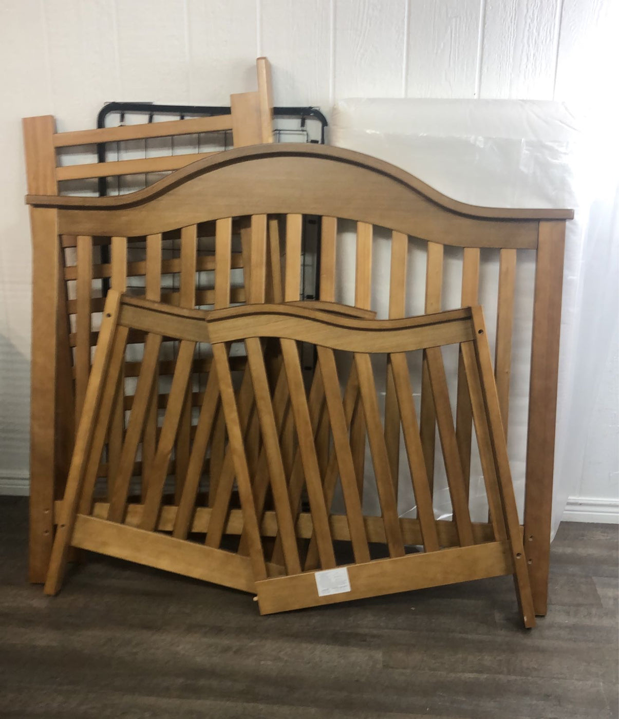 DaVinci Jayden 4-in-1 Convertible Crib With Mattress, Chestnut, 2017 ...
