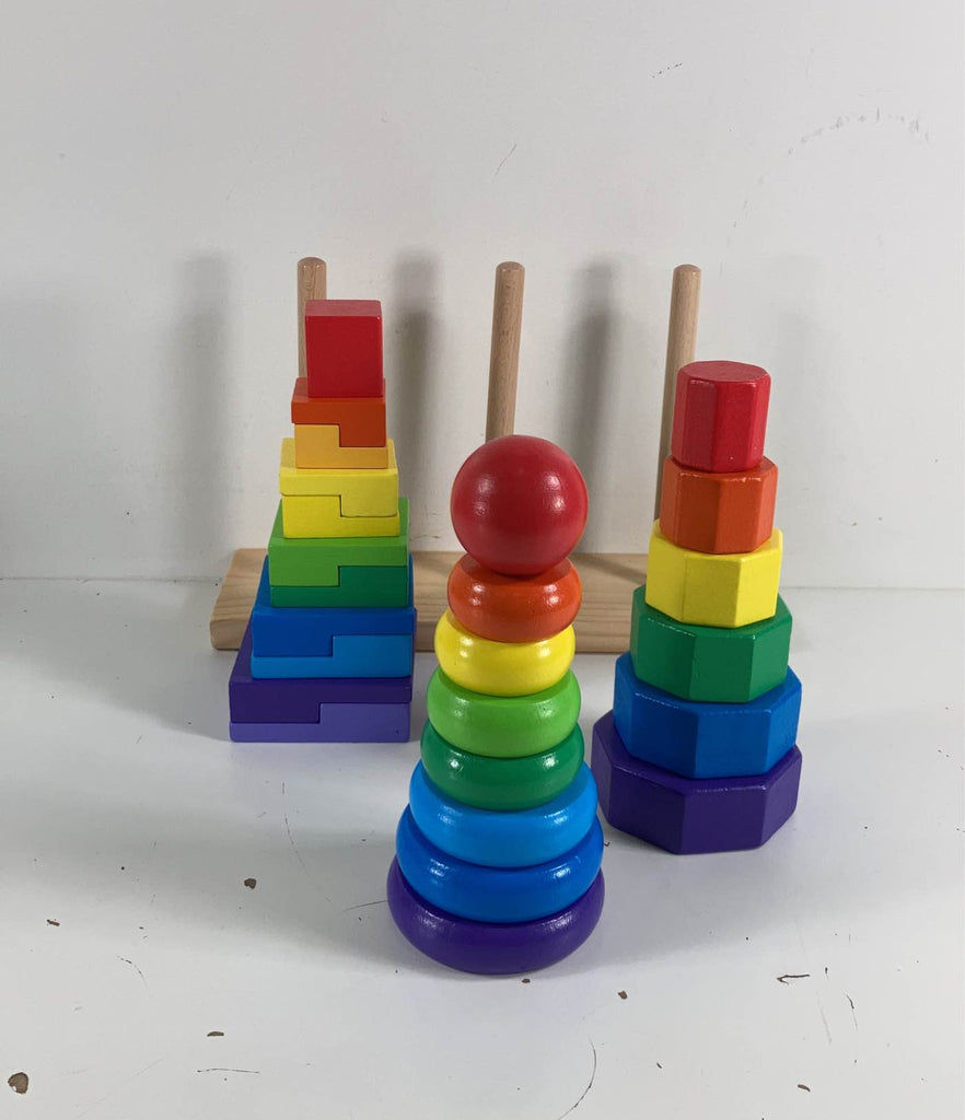 Melissa & Doug Geometric Stacker