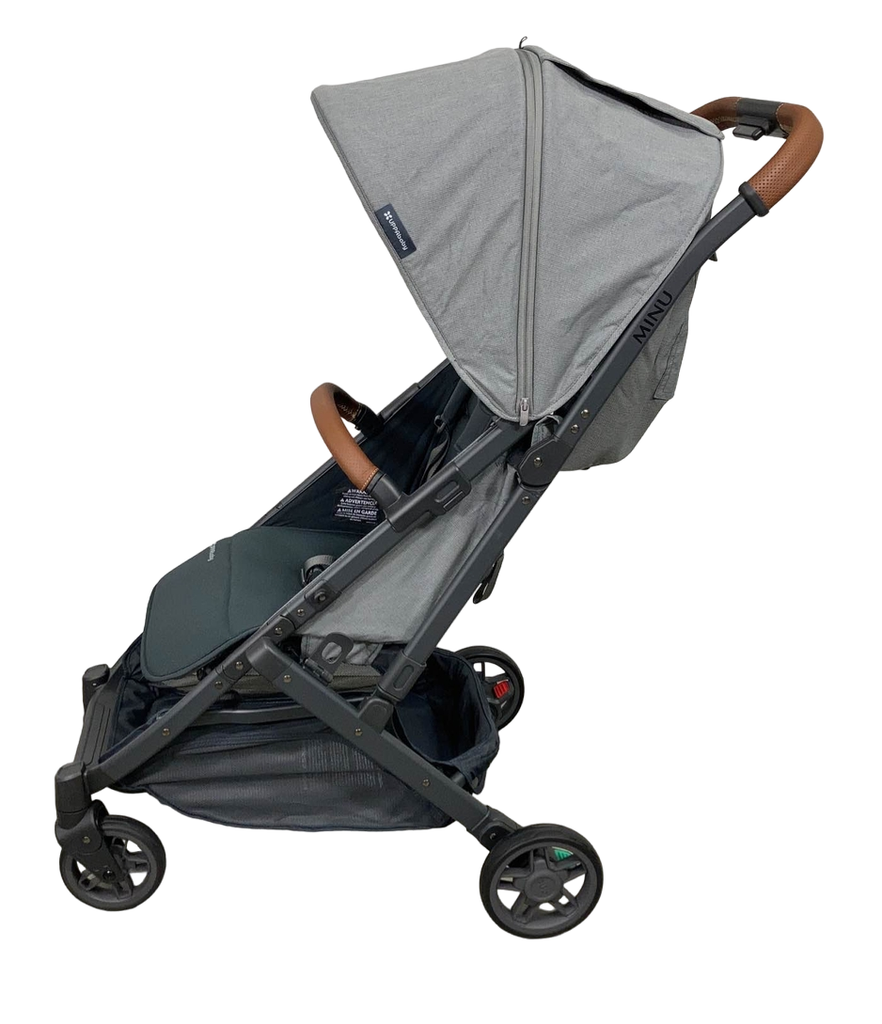 UPPAbaby MINU V2 Stroller, 2022, Greyson (Charcoal Melange)