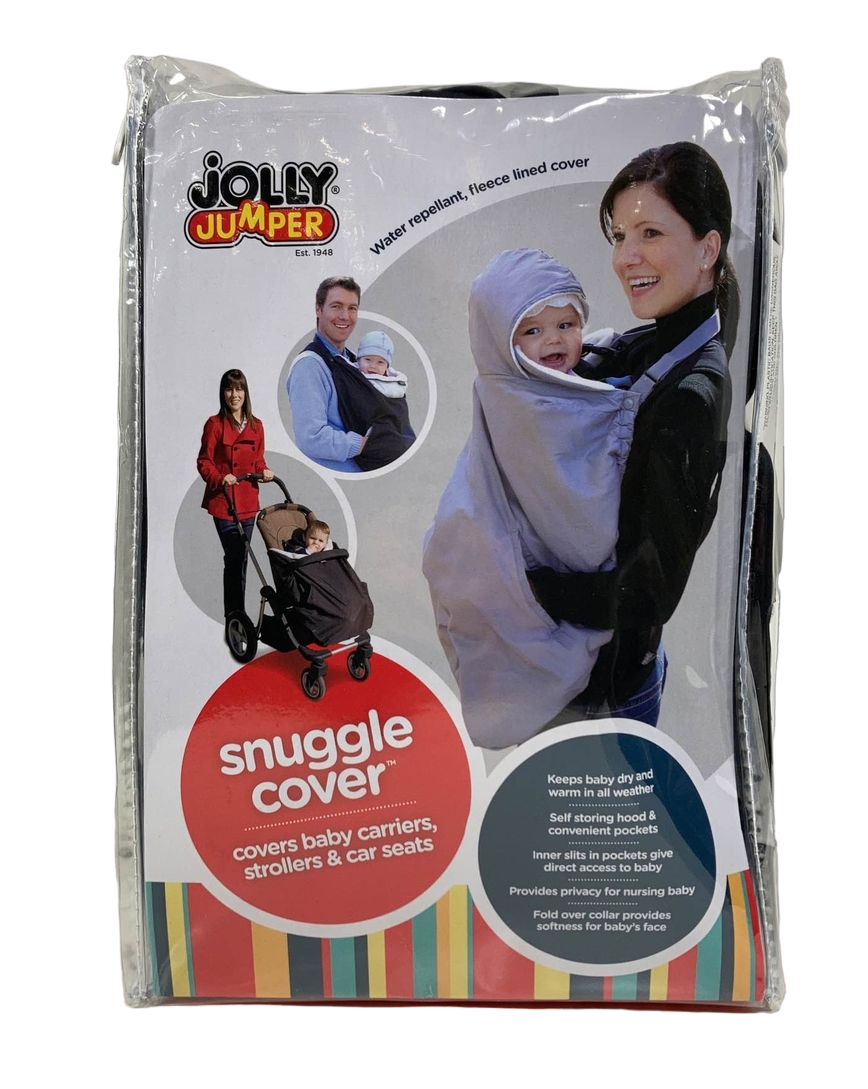 Jolly Jumper Snuggle Covers For Soft Carriers, Black — GoodBuy Gear