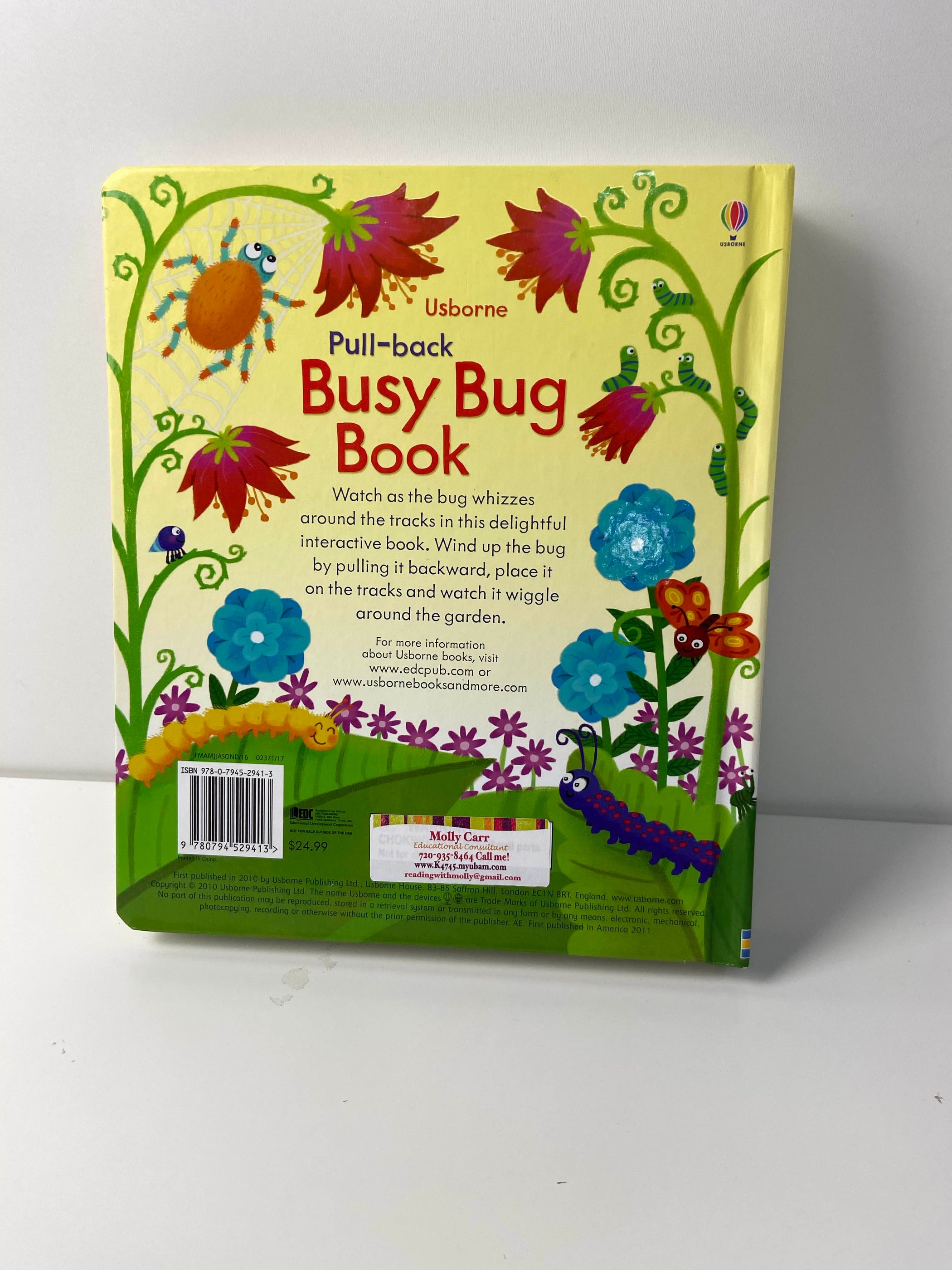 Usborne Pull Back Busy Bug Book — GoodBuy Gear