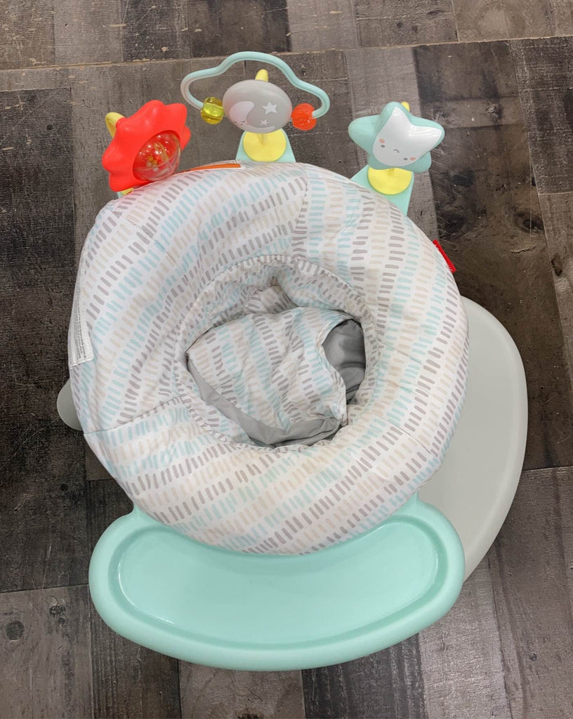 Skip Hop 2-in-1 Sit-up Activity Baby Chair, Silver Cloud Lining