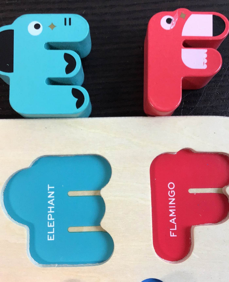 FAO Schwarz Learning Letters Animal Alphabet Board