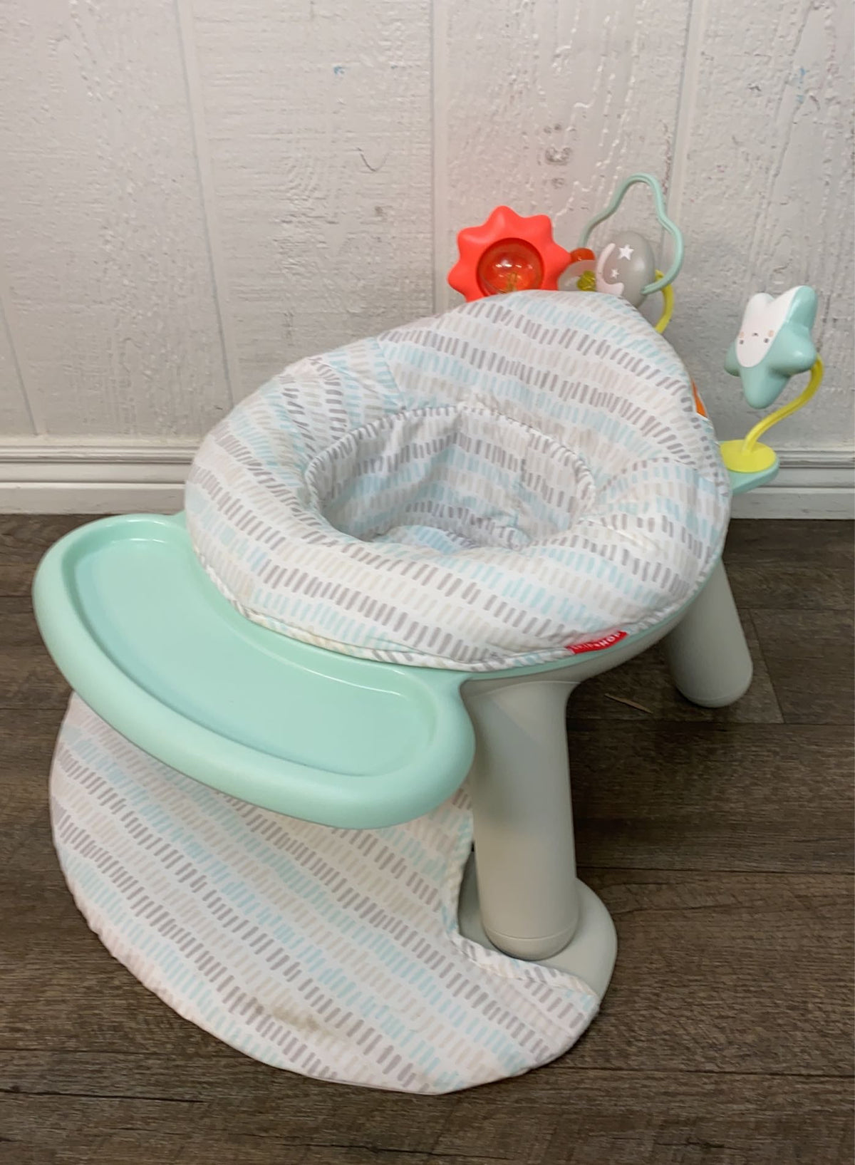 Skip Hop 2-in-1 Sit-up Activity Baby Chair, Silver Lining Cloud ...