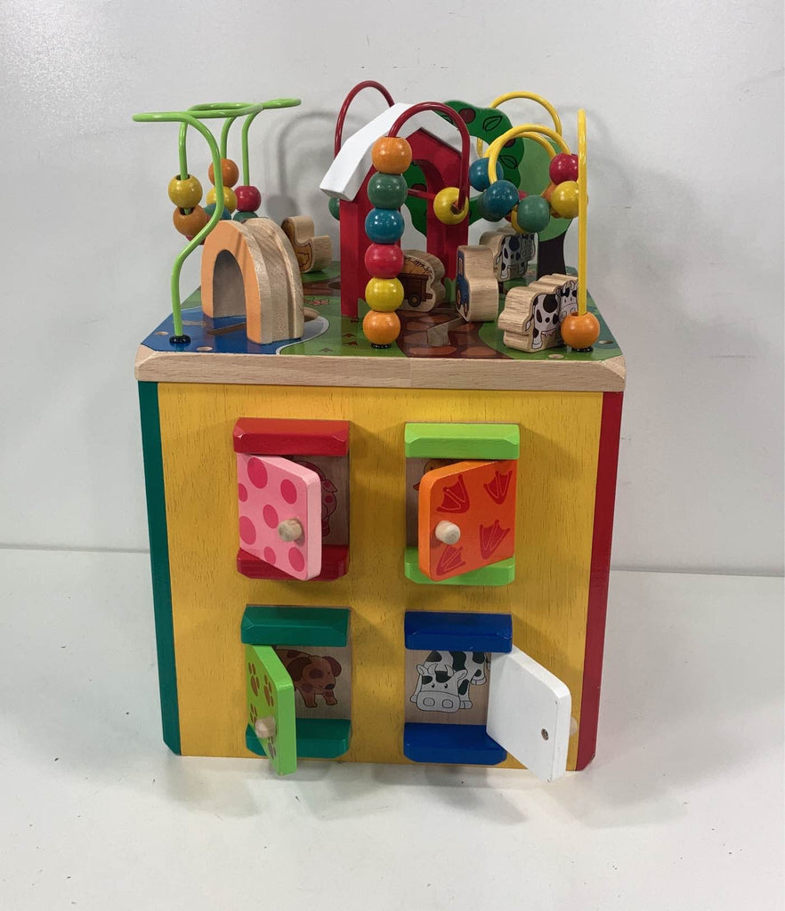 Battat Wooden Activity Cube