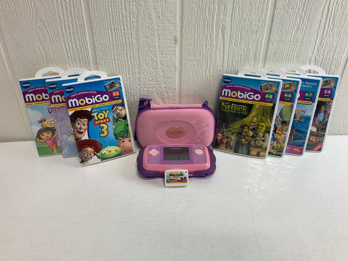BUNDLE VTech MobiGo Touch Learning System With Games — GoodBuy Gear
