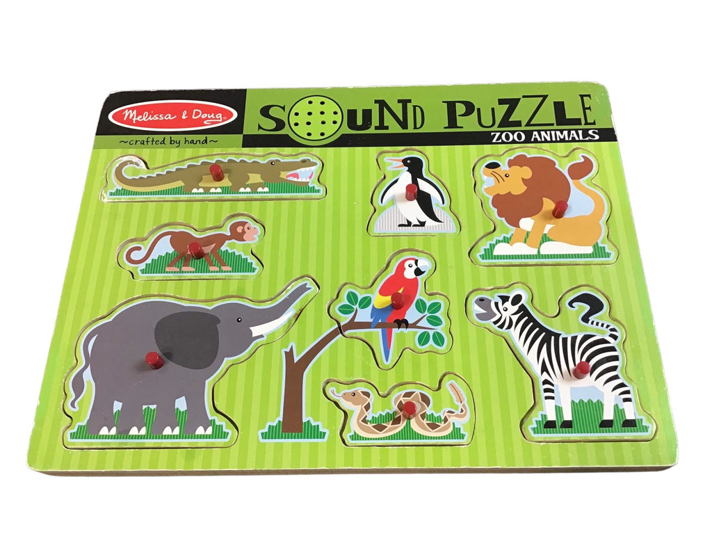Melissa & Doug Sound Puzzle, Zoo Animals