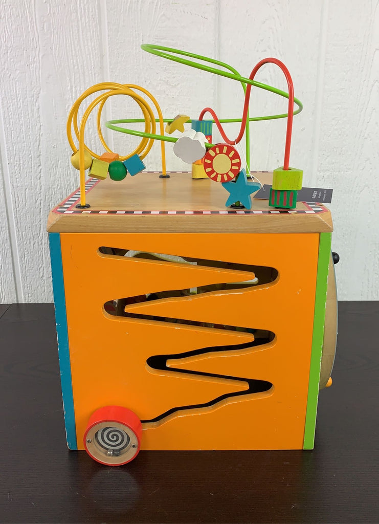 Battat 6 Sided Wooden Activity Cube