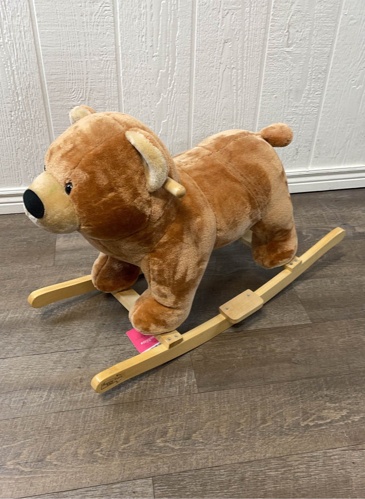 Trademark Happy Trails Plush Rocking Animal