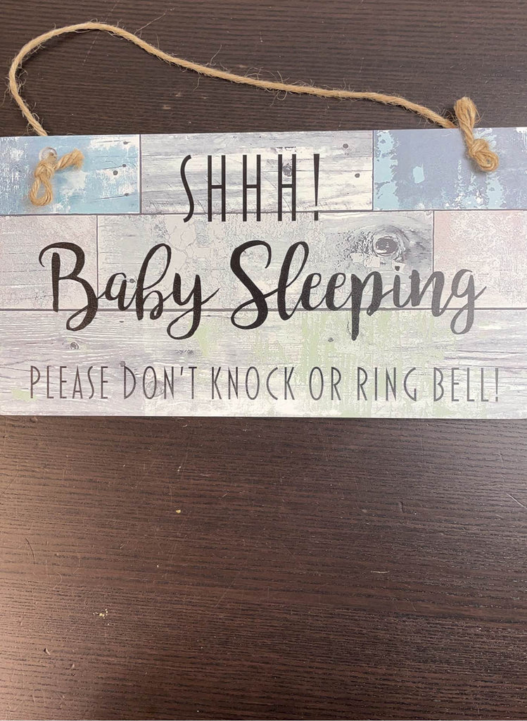 Baby Sleeping Sign