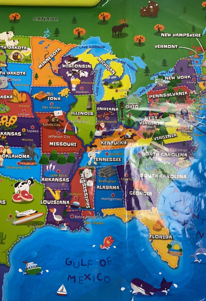 Best Learning My USA Interactive Map