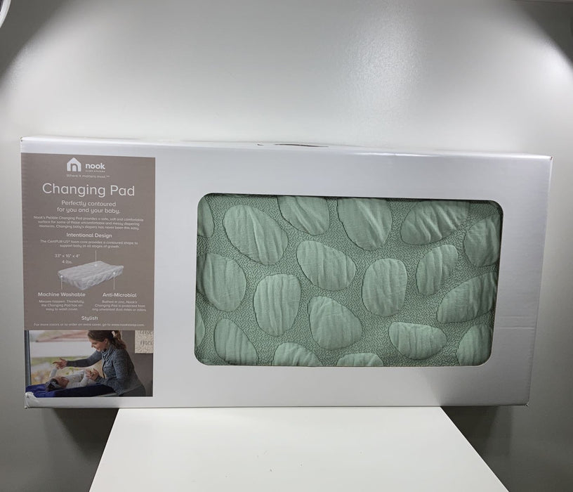 Nook Pebble Changing Pad, Sea Glass Pebble — GoodBuy Gear